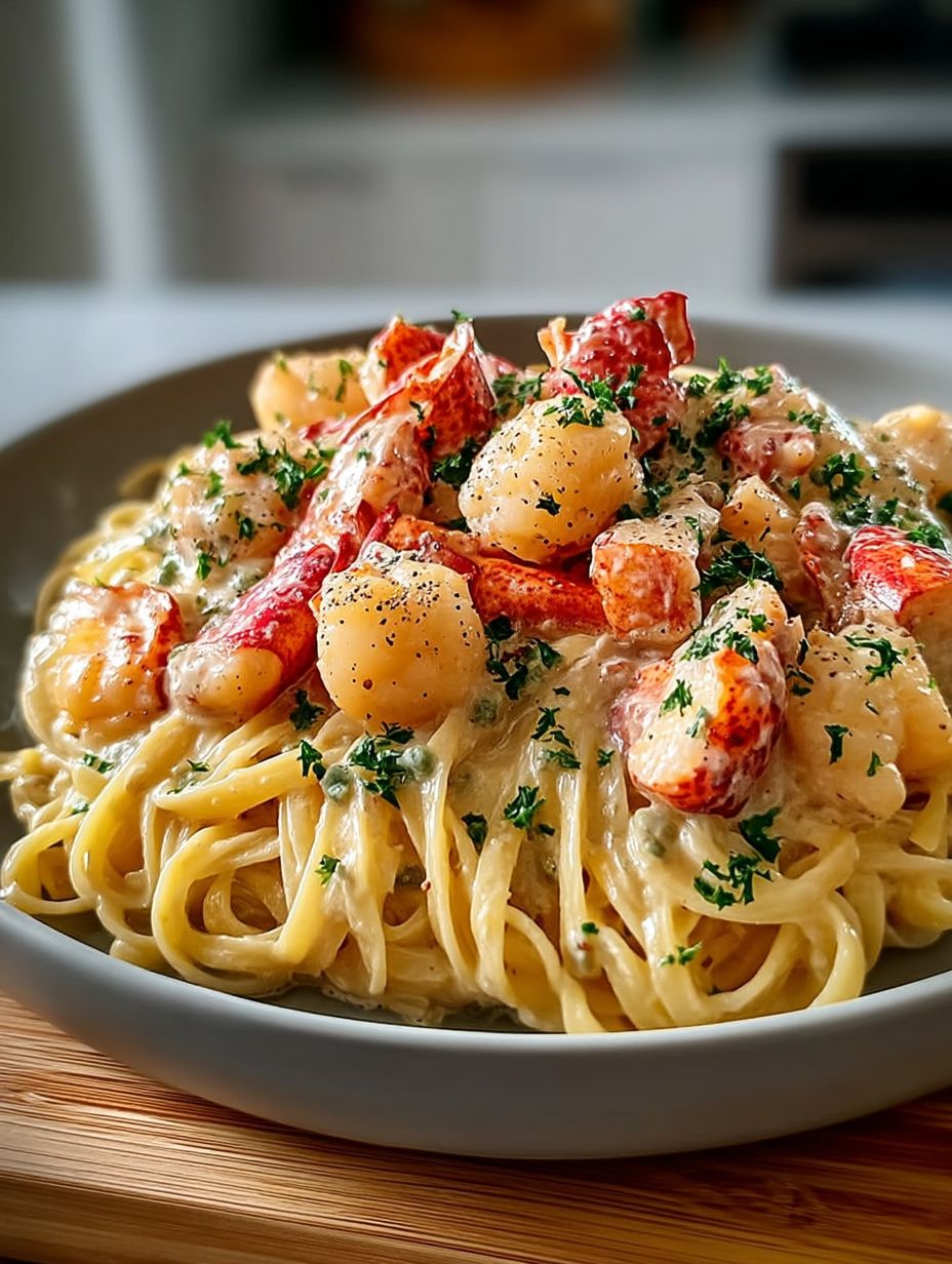 Buttered Lobster Pasta – Recipes Mars