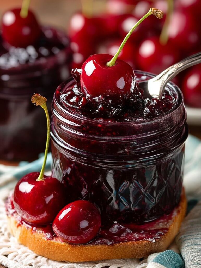 cherry vanilla jam – Recipes Mars